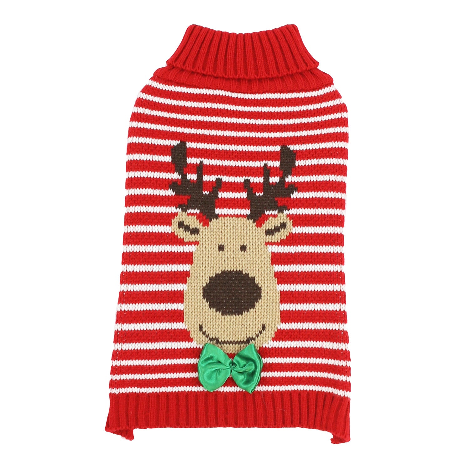 Reindeer Stripe Sweater For Small to Medium Dog — Newlands Garden Centre