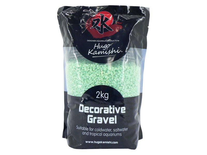 Hugo Neon Green Gravel 2kg — Newlands Garden Centre