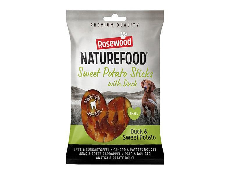 NatureFood Duck Wrap Sweet Potato Stick 80g — Newlands Garden Centre