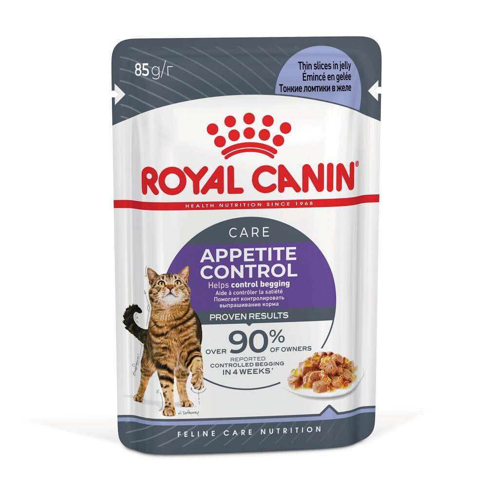 Royal Canin Appetite Control Jelly Cat Food Pouch 85g — Newlands Garden ...