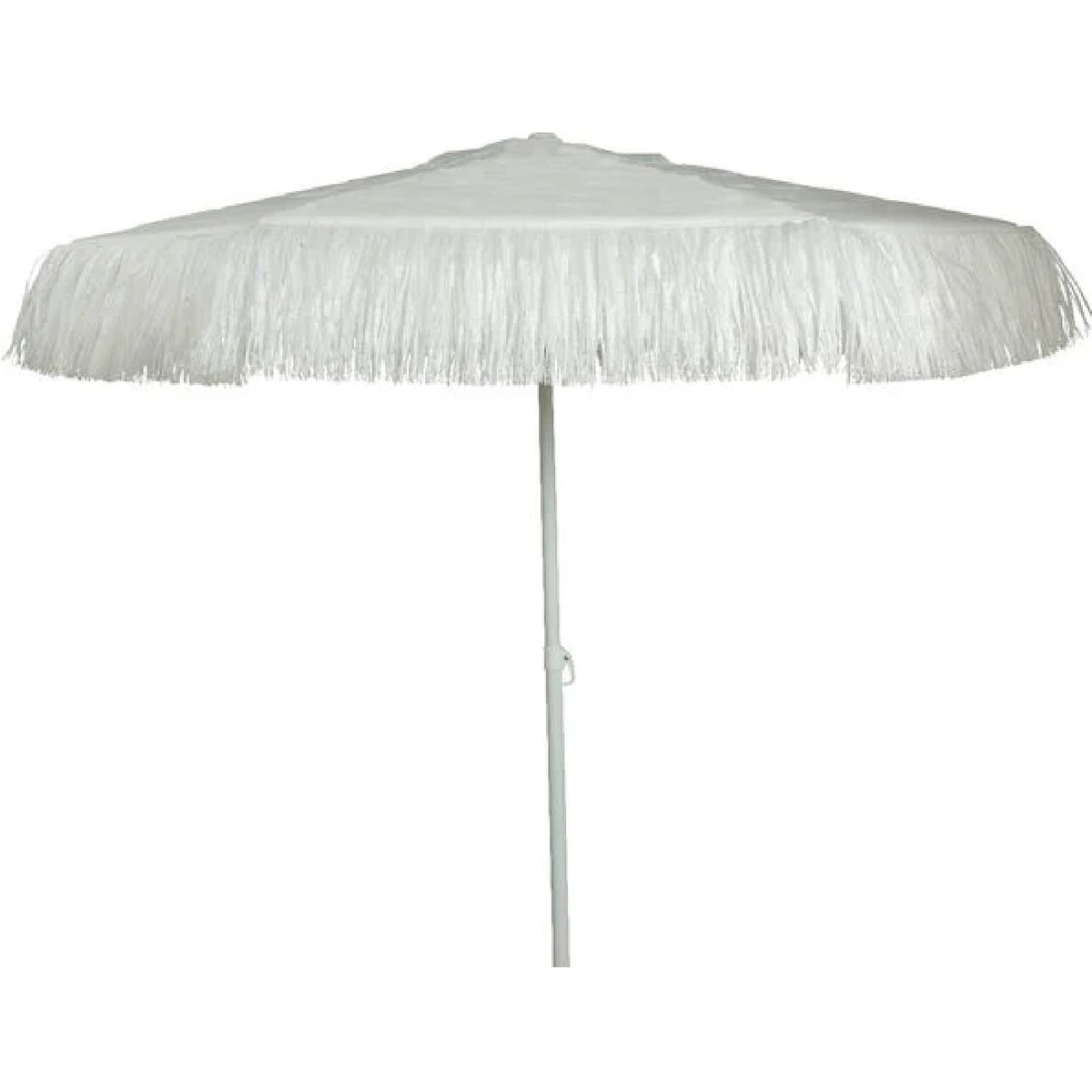 2.1m Aluminium Tiliting Beach Parasol White — Newlands Garden Centre